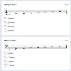 Google Classroom DIGITAL Music Theory Lesson 78 TEST UNIT 18 - Self ...