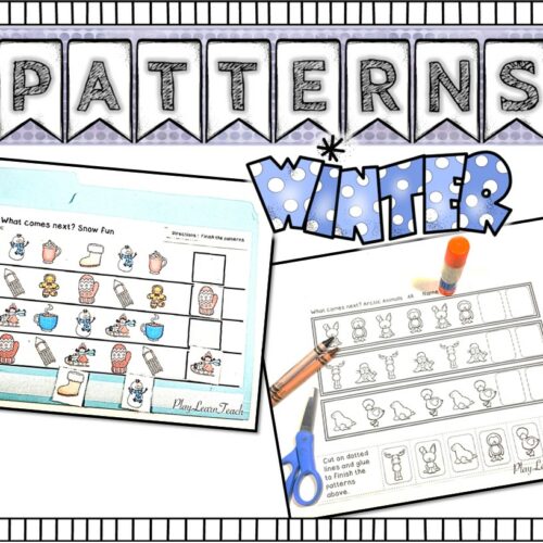 Winter Patterns | File Folder Activities | Worksheets | Made By Teachers