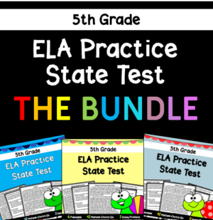 5th Grade ELA Practice State Test BUNDLE: State Test Prep | Made By ...