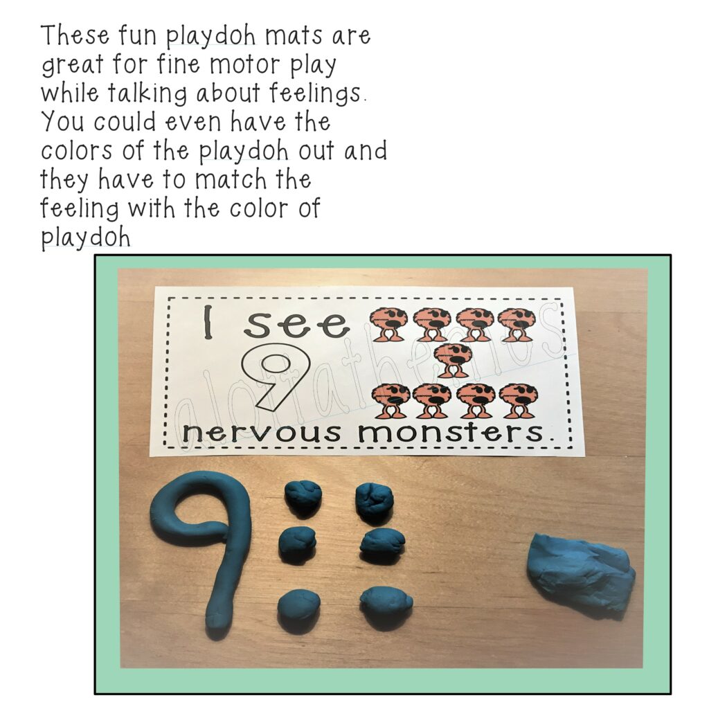 Fine motor activities Emotions Play dough mats | Made By Teachers