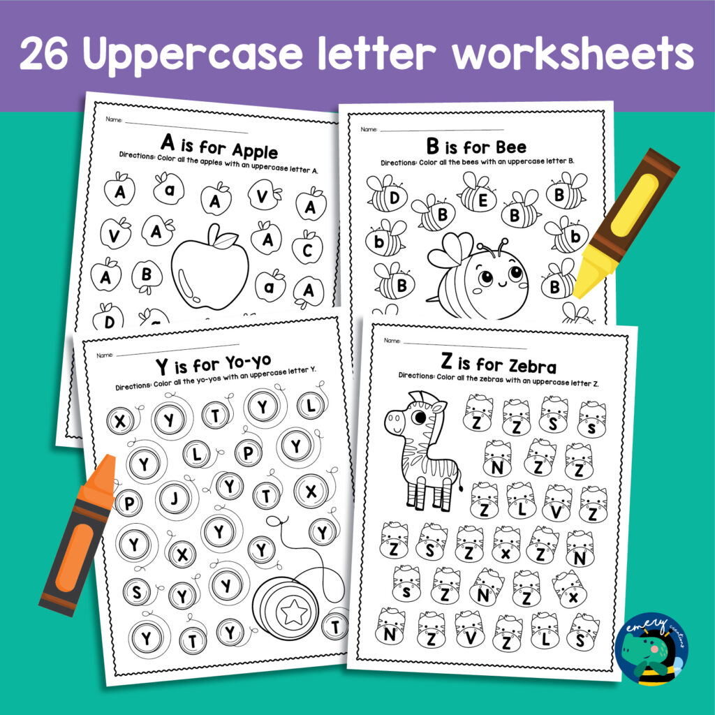 Find the Letter: Alphabet Recognition Worksheets | Made By Teachers