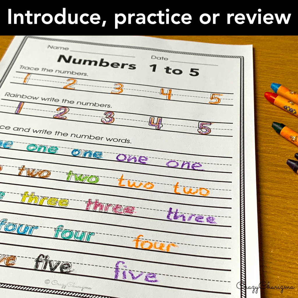 Numbers 1-20 Worksheets Teen Numbers Writing Counting Recognition ...