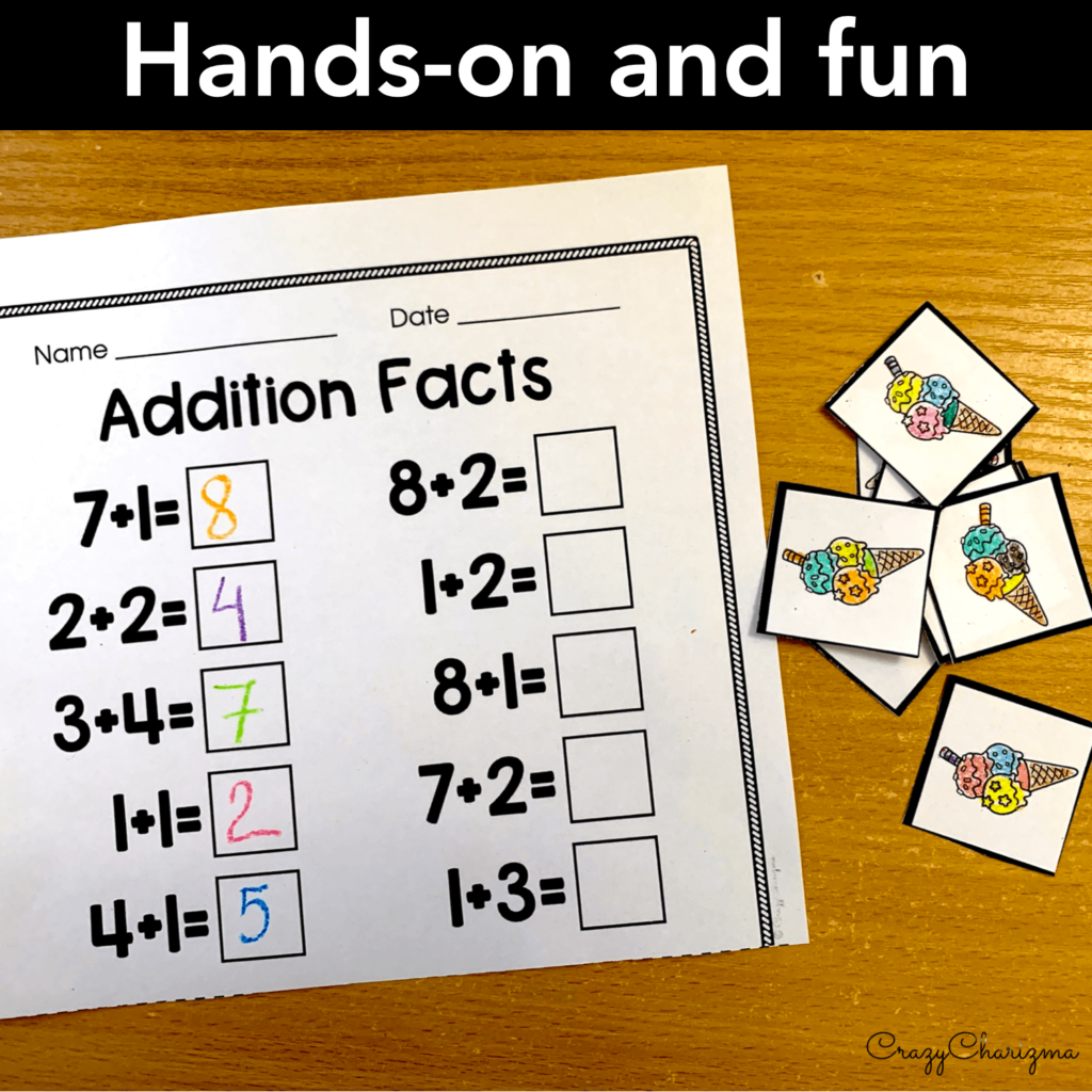 Addition to 10 Worksheets Cut and Paste MathAddition to 10 Worksheets ...
