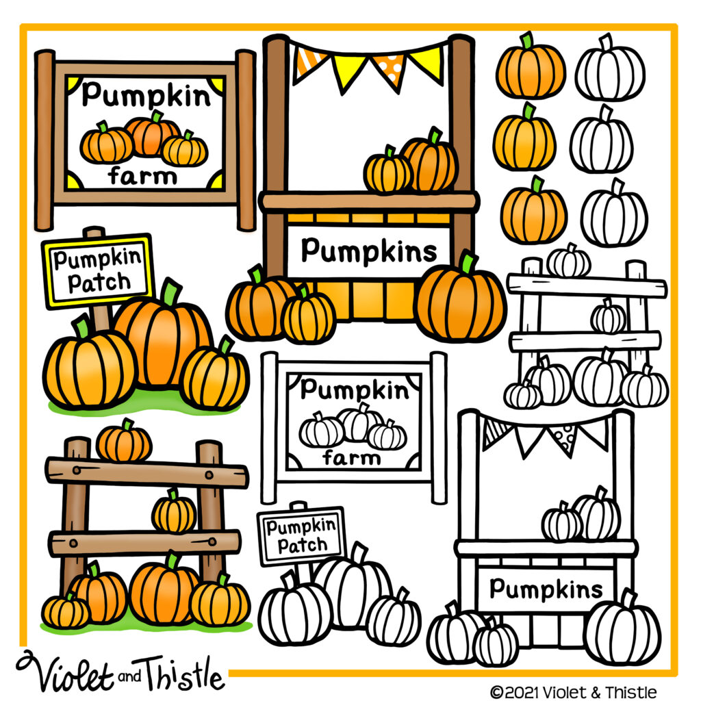 Fall Truck Clipart Pumpkin Patch Farm Vintage - Made By Teachers