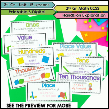 Place Value Lessons & Rounding to the nearest 10 & 100 Activities Games ...
