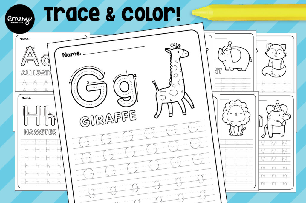 Alphabet Tracing Worksheets - Animals | Made By Teachers