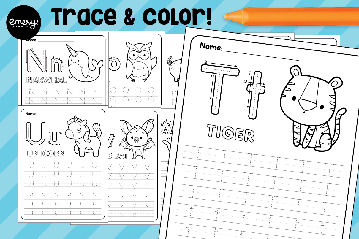 Alphabet Tracing Worksheets - Animals | Made By Teachers