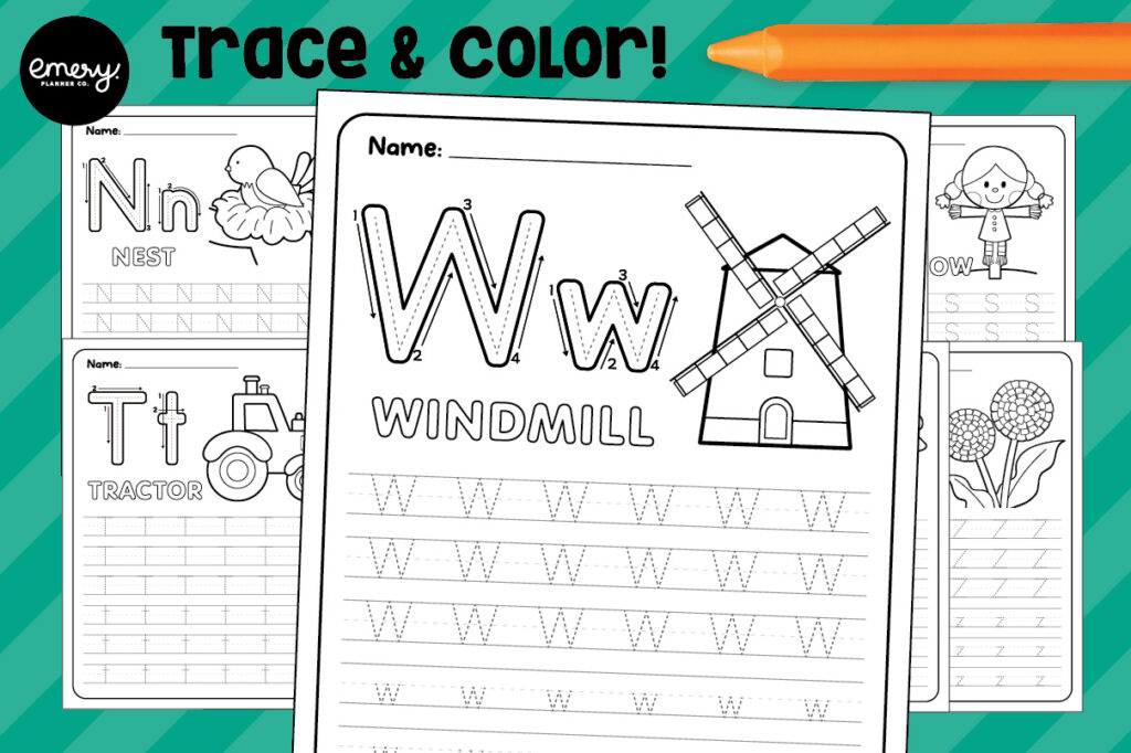 Alphabet Tracing Worksheets - Farm Theme | Made By Teachers