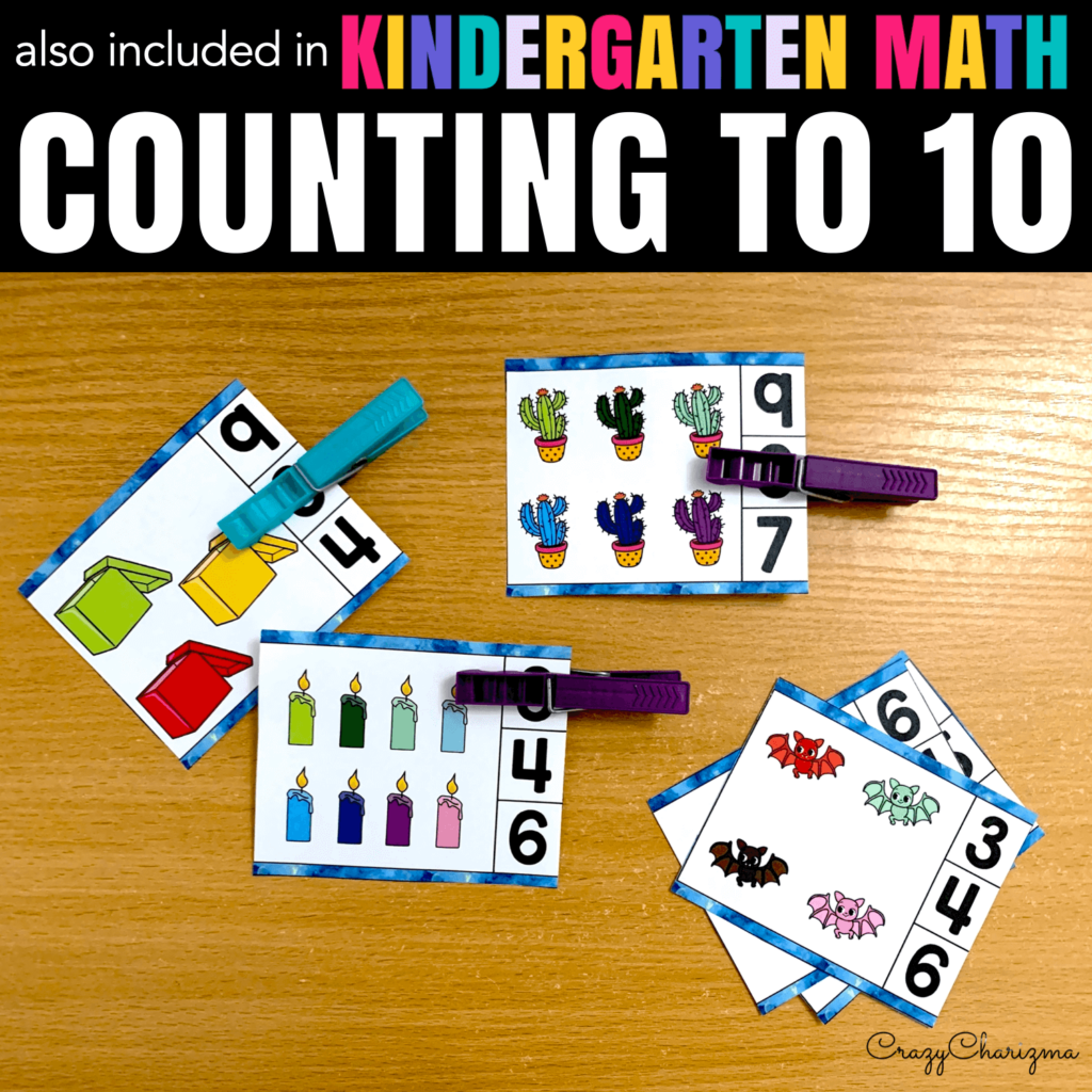 Counting Objects to 10 Centers Hands-on | Made By Teachers