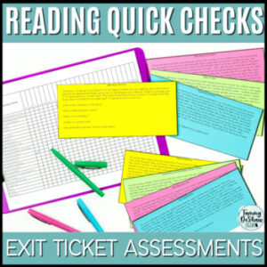 Reading Skills and Strategies Quick Check Assessments | Made By Teachers