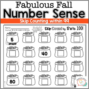 Fall Number Sense Worksheets - First Grade Math - Made By Teachers