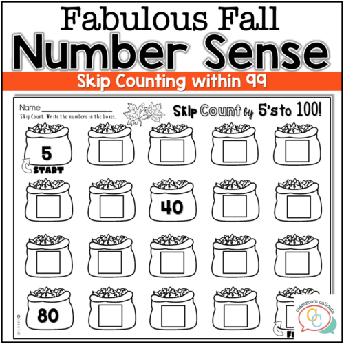 Fall Number Sense Worksheets - First Grade Math - Made By Teachers