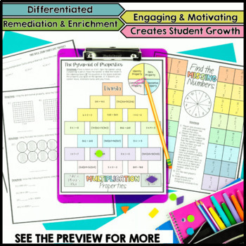 Multiplication Facts Fluency Strategies Worksheets & Multiplication ...