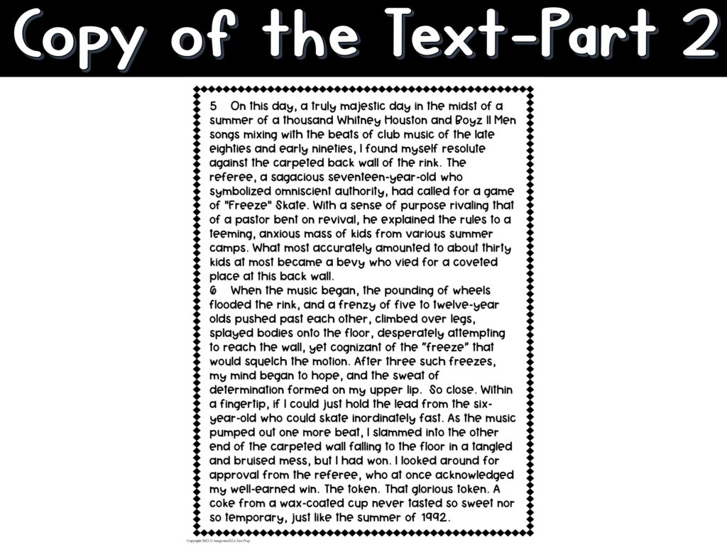 Reading Test Prep PRACTICE TEST Standardized Test Practice Nonfiction ...