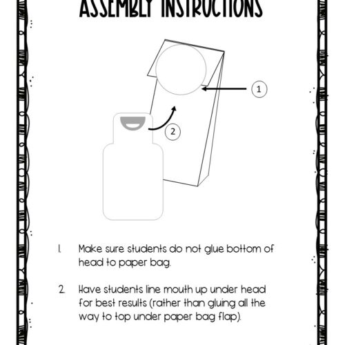 Easter Bunny Paper Bag Puppet Craft Activity | Made By Teachers