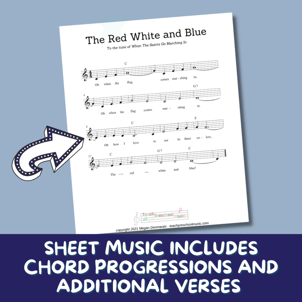 Music Lesson Plan | Patriotic America USA | Movement and Musical ...