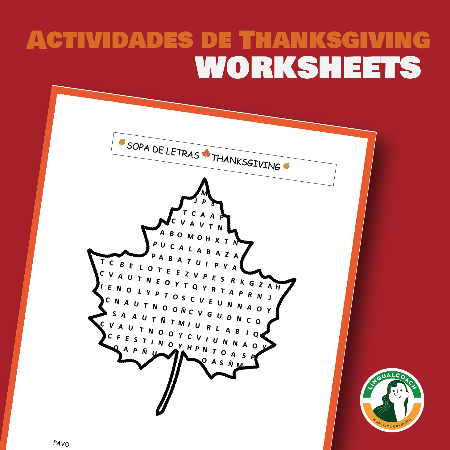 Actividades de Acción de Gracias (Thanksgiving) | Made By Teachers