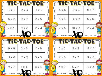 Multiplication Facts Practice and Task Card Game | Made By Teachers