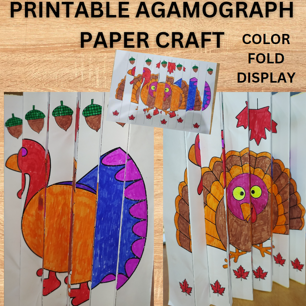 Thanksgiving Agamograph Printable Paper Craft Disguise a Turkey ...