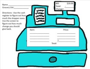 Making Change Game Practice Adding & Subtracting Money Editable B&W ...