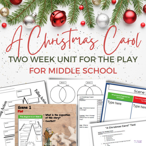 A Christmas Carol BUNDLE for the Play version | Digital and Printable ...