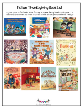 Thanksgiving Books Fiction Reading Comprehension Activities | Made By ...