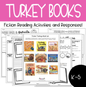 Turkey Books Fiction Reading Comprehension Activities - Made By Teachers