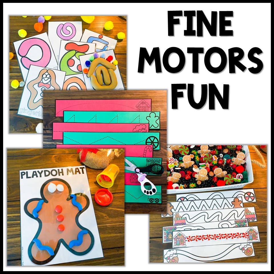 Gingerbread Centers for Toddlers and Preschool Centers | Made By Teachers