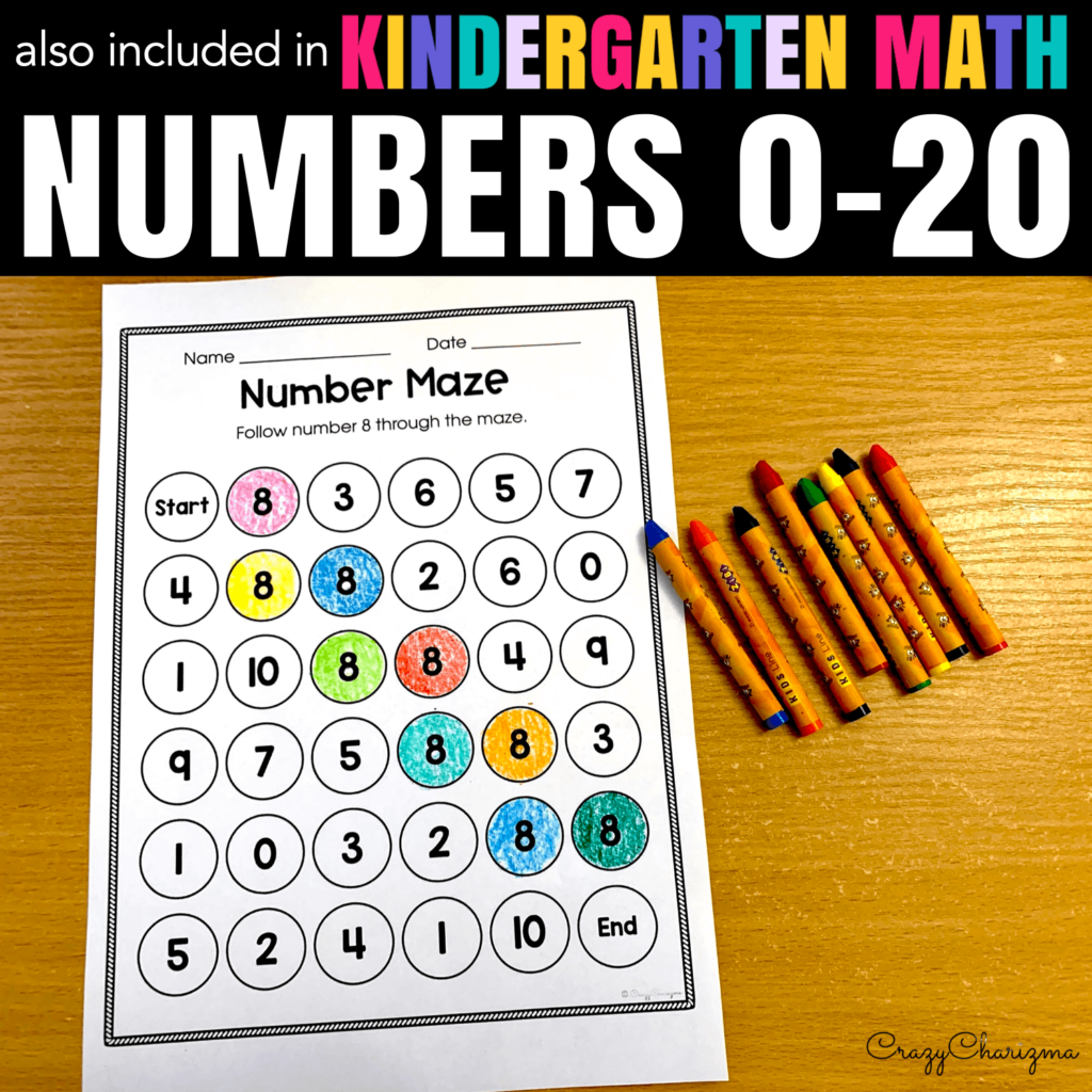 Teen Numbers Kindergarten Number Recognition 1-20 | Made By Teachers