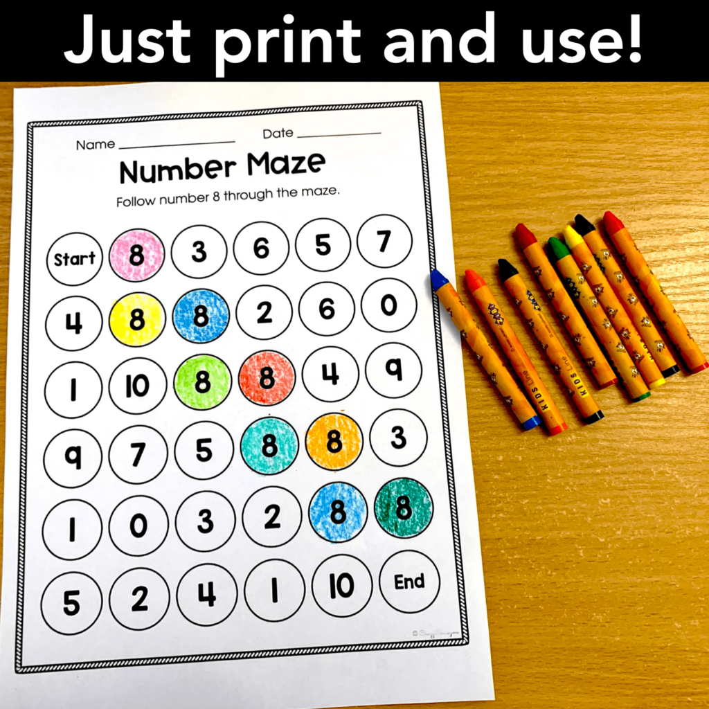 Teen Numbers Kindergarten Number Recognition 1-20 | Made By Teachers