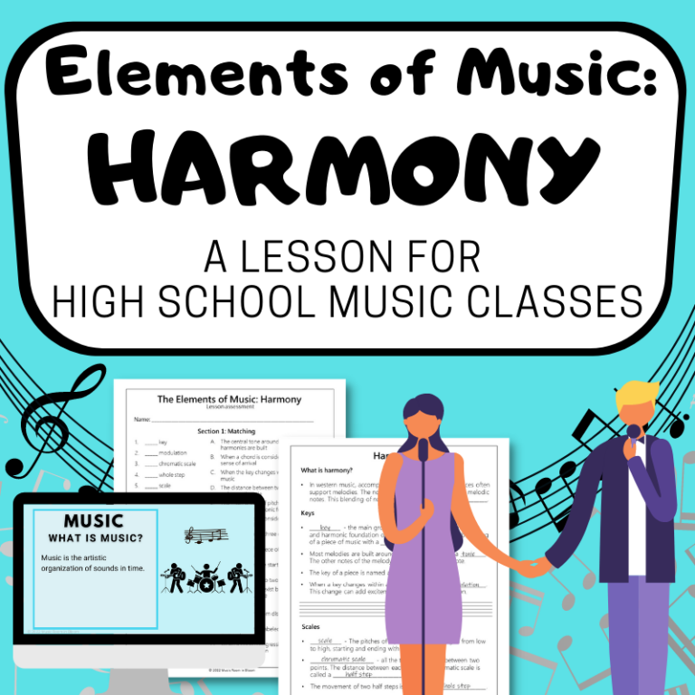 ELEMENTS OF MUSIC BUNDLE for High School Music Appreciation | Made By ...