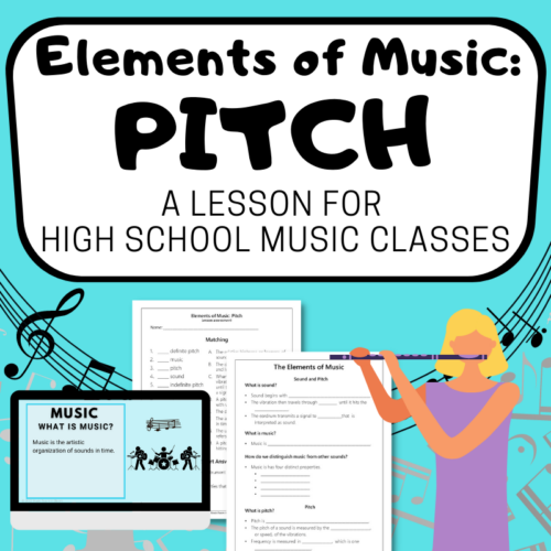 ELEMENTS OF MUSIC : SOUND AND PITCH a High School Music Appreciation ...