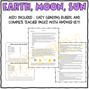 Patterns of the Earth, Moon, and Stars Stations | Made By Teachers
