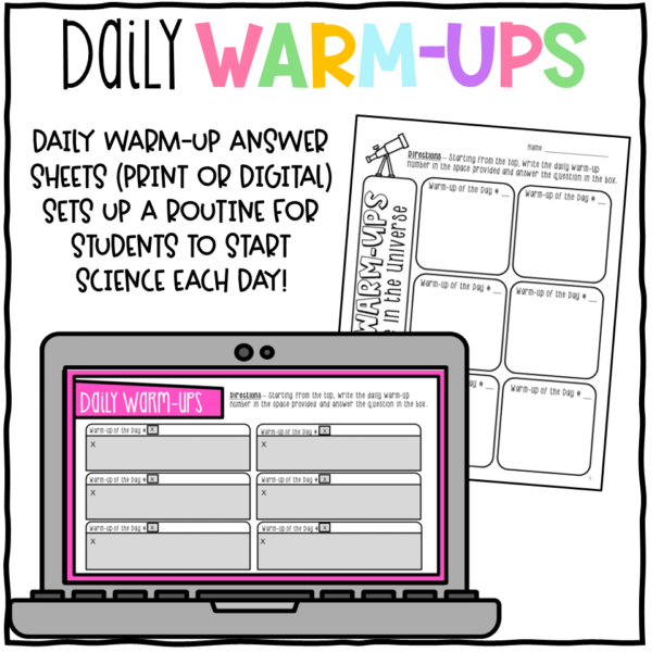 Daily Science Warm-ups | Made By Teachers