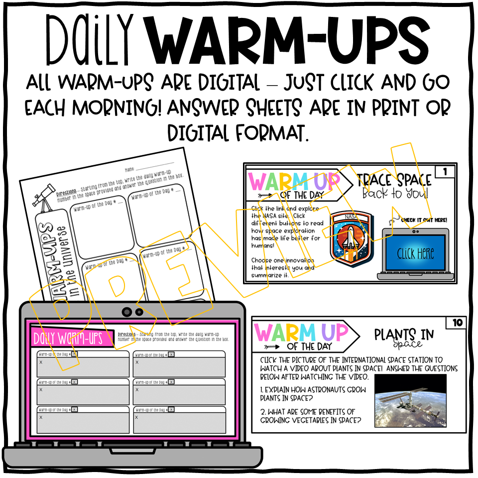 Daily Science Warm-ups | Made By Teachers