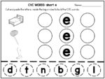 Bundle CVC WORDS: short vowels a, e, i, o, u building words worksheets ...