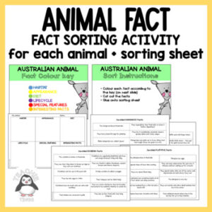 Australian Animal Information Report Bundle | Made By Teachers