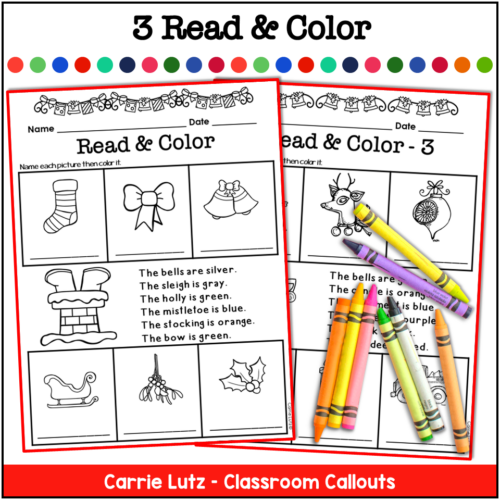 Christmas Reading Worksheets - First Grade - Made By Teachers