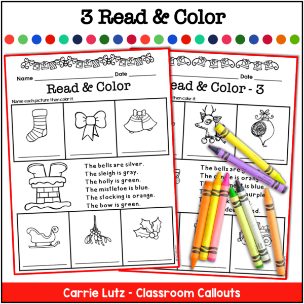Christmas Reading Worksheets - First Grade - Made By Teachers