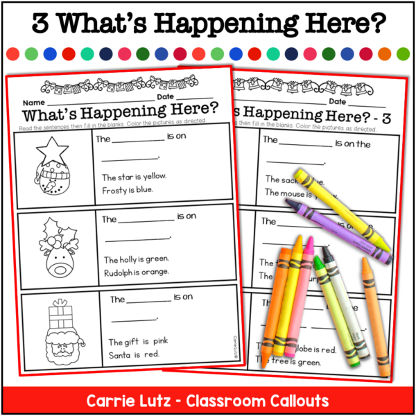 Christmas Reading Worksheets - First Grade - Made By Teachers
