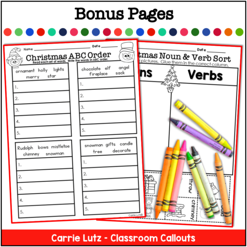 Christmas Reading Worksheets - First Grade - Made By Teachers