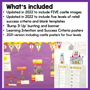 Bump It Up Wall Display Fairy Tale - includes Fairytale Retell success ...