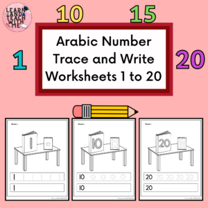 Number Tracing and Writing 1-20 Worksheets | Made By Teachers