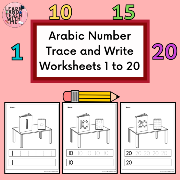 Number Tracing and Writing 1-20 Worksheets | Made By Teachers