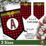 Holiday Christmas Banner Pennants for Bulletin Board and Party | Made ...