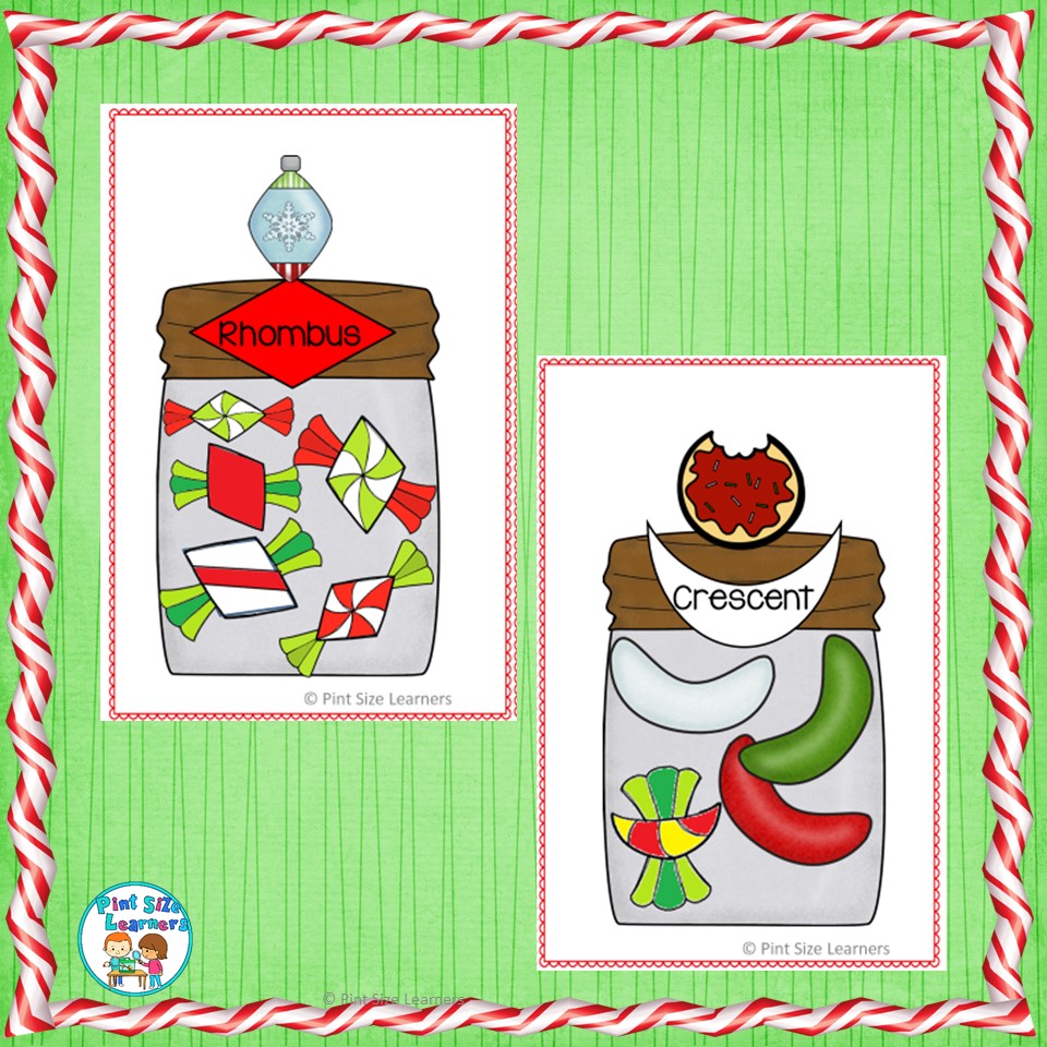 Christmas Candy Shape Sorting Activities and Worksheets | PreK and ...