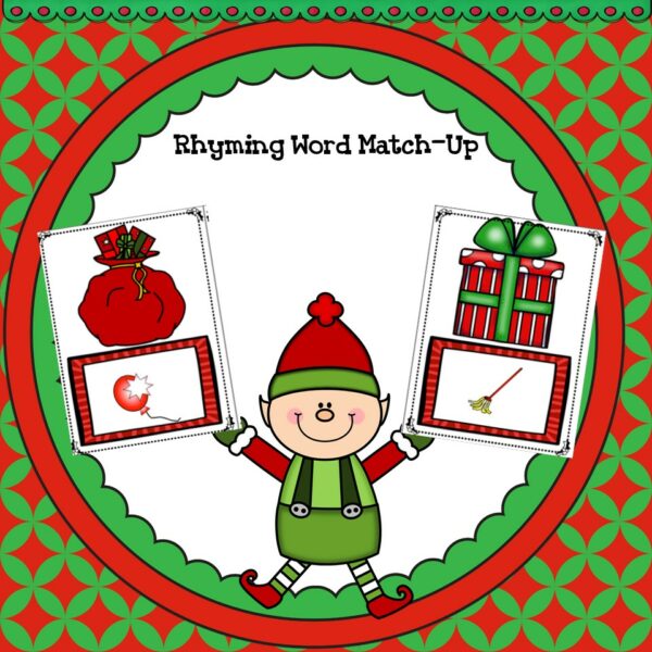 Christmas Rhyming Activities | Rhyming Words Game and Worksheets | Made ...
