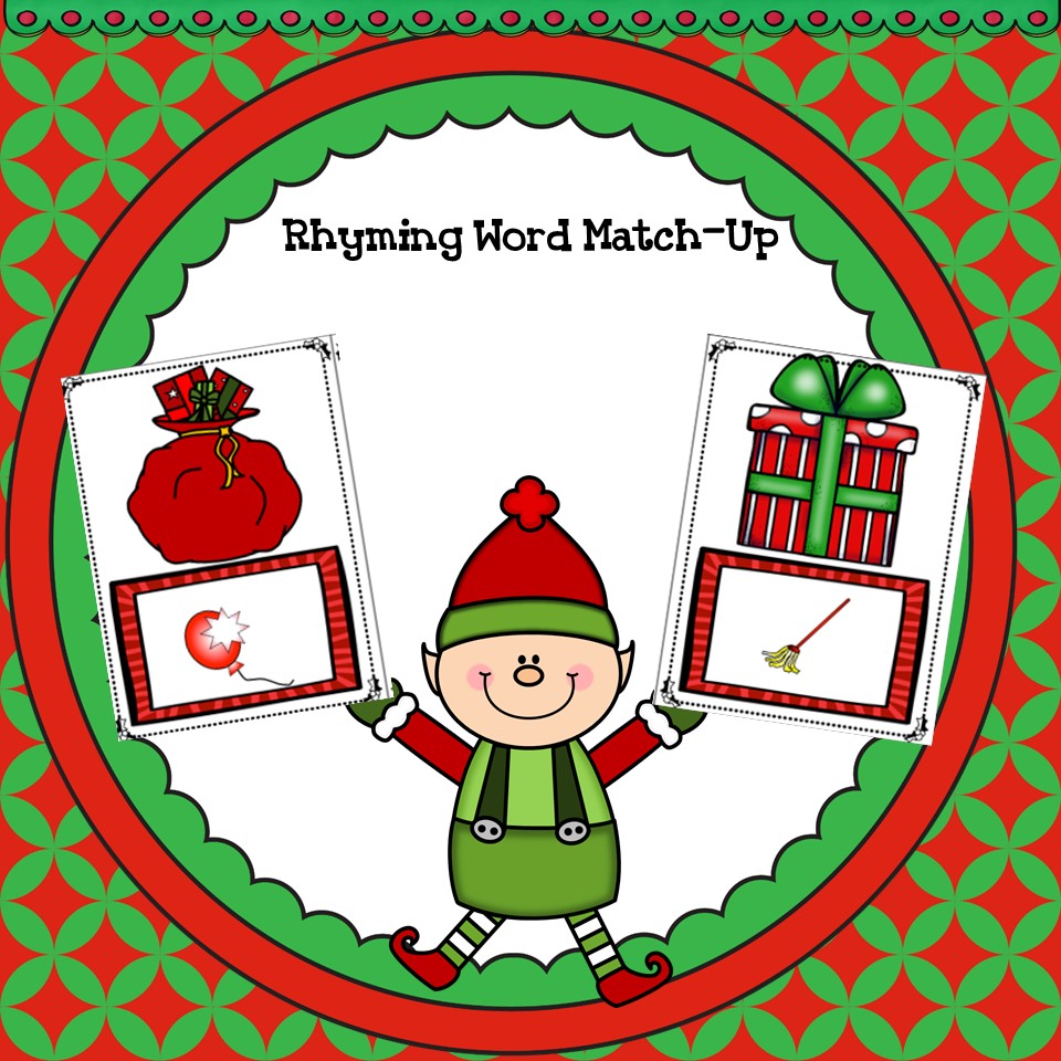 Christmas Rhyming Activities | Rhyming Words Game and Worksheets | Made ...