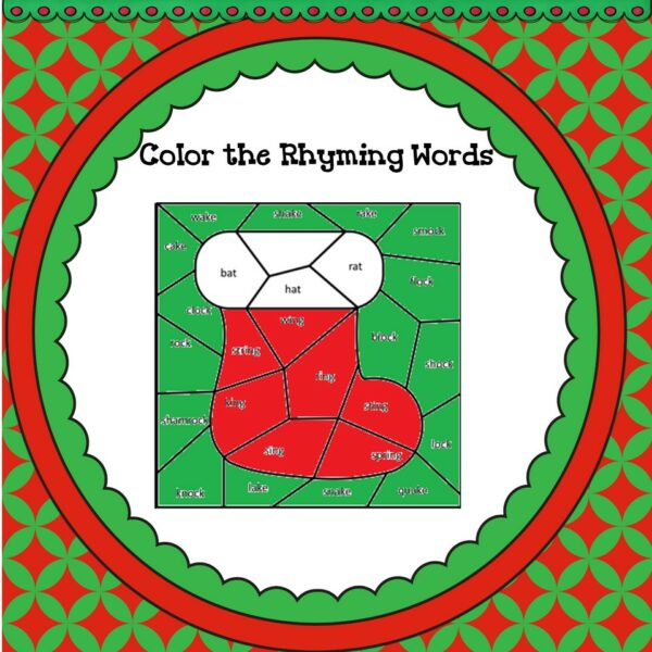 Christmas Rhyming Activities | Rhyming Words Game and Worksheets | Made ...