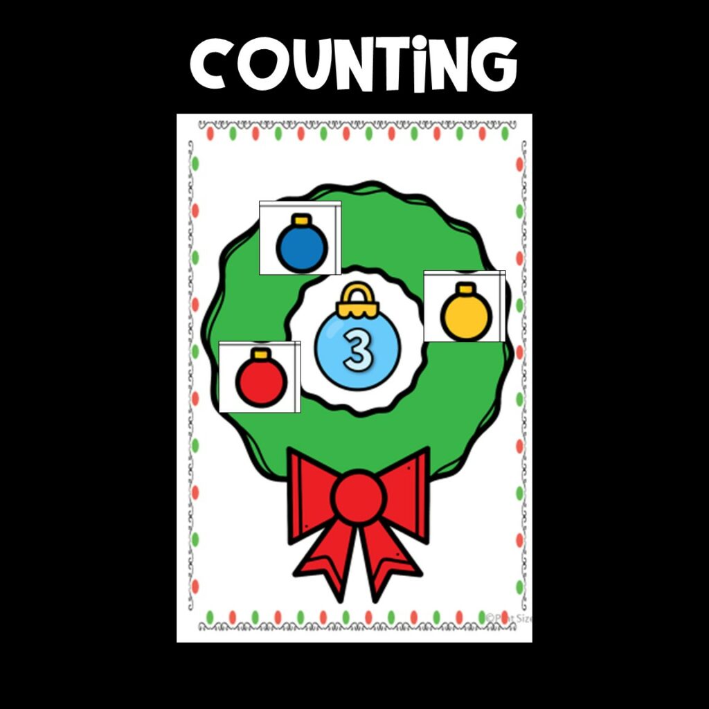 December | Christmas | Math | Literacy Centers and Worksheets | PK K ...